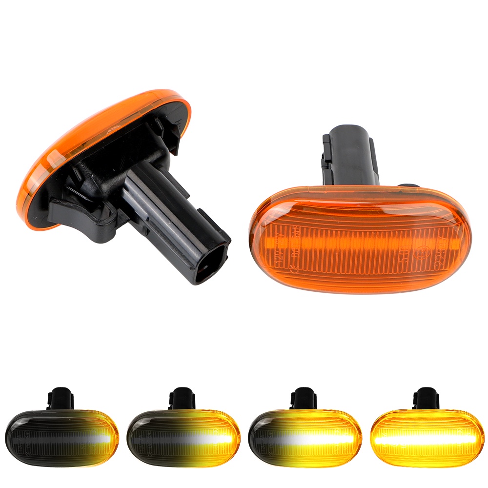 LED Car Dynamic Side Marker Repeater Light Signal Lamp Turn Indicators ...