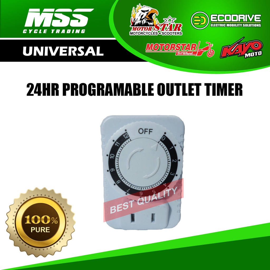 24HR PROGRAMABLE OUTLET TIMER (UNIVERSAL) | Shopee Philippines
