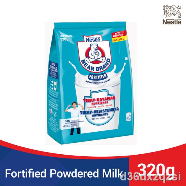 Bear Brand Fortified Powdered Milk Drink 320g Shopee Philippines
