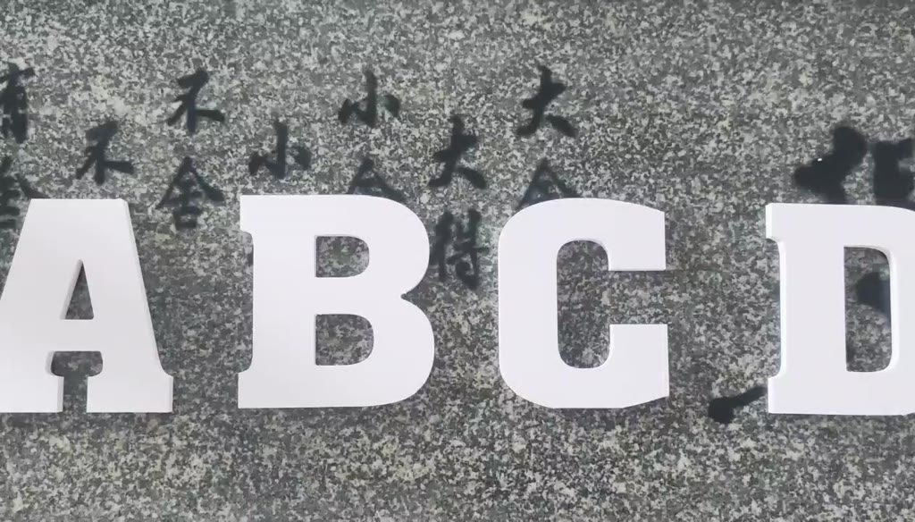 Wood Letters Per Pcs 10cm A-Z and 0-9 Home Decor, Letter Standee, Room ...