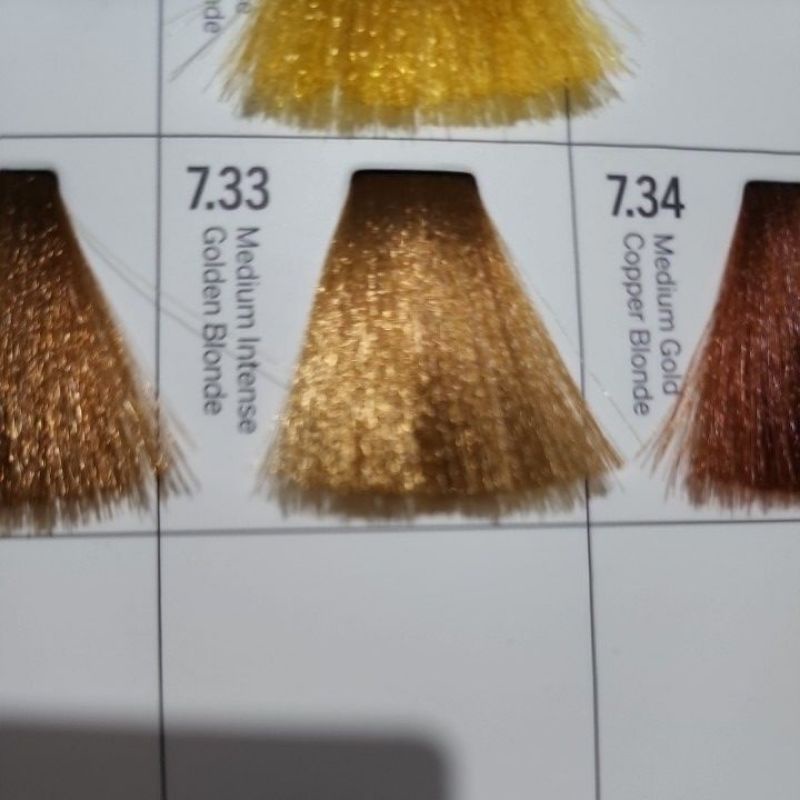 FUSION hair color 120ml (GOLD, RED, COPPER series: golden blonde ...