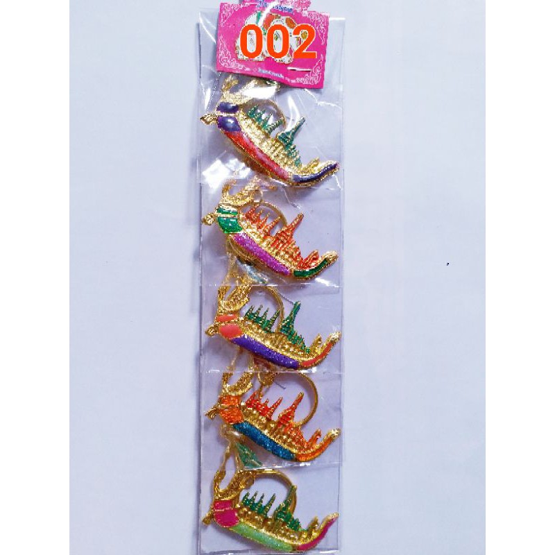 Thai Souvenirs Keychains Of Thailand All Types Assorted Colors 5 Pieces ...
