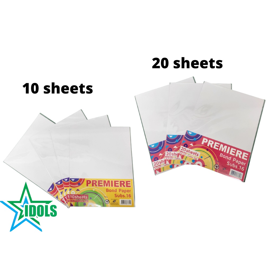 By pack assorted brand (BOND paper sub16 /20sheets and 10sheets) sold ...
