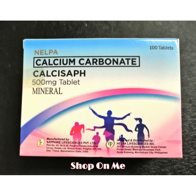 Calcie / Calcisaph / Ambical Calcium Carbonate 500mg 100 tablets ...