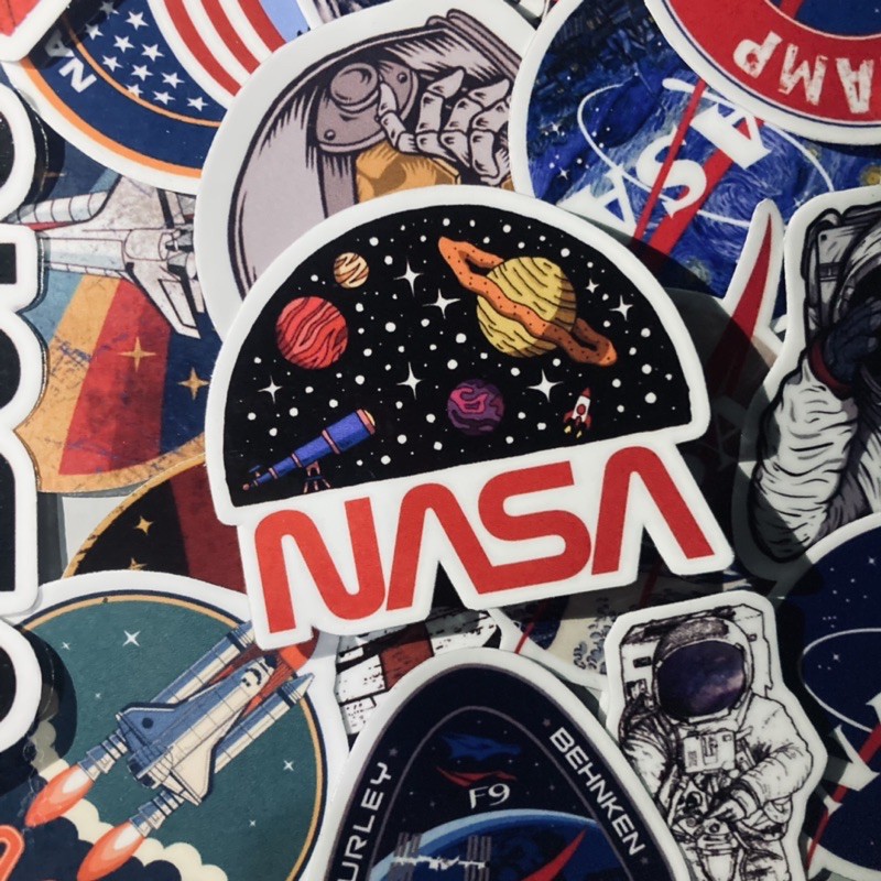 25PCS NASA ASTRONAUT STICKERS | Shopee Philippines