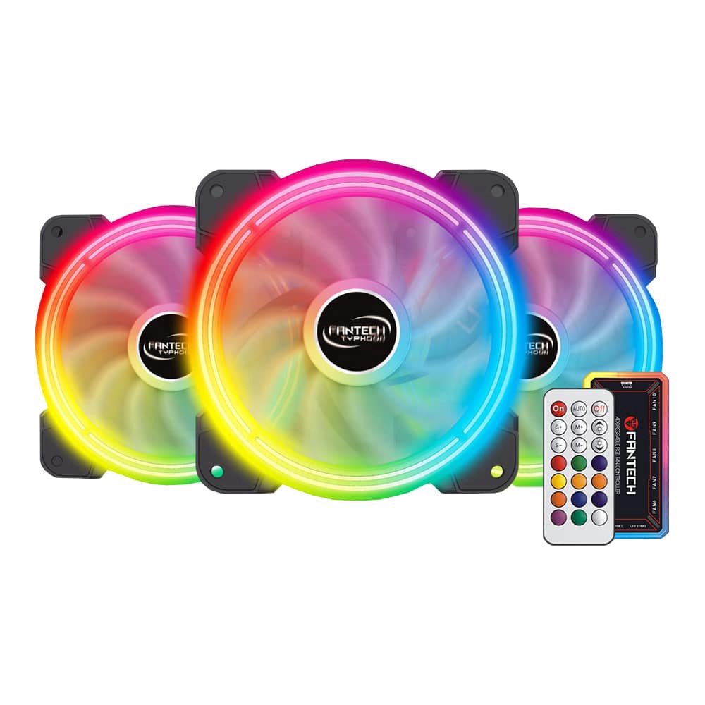Fantech FB-302 TYPHOON High Quality Computer PC Case RGB Cooling Fan ...