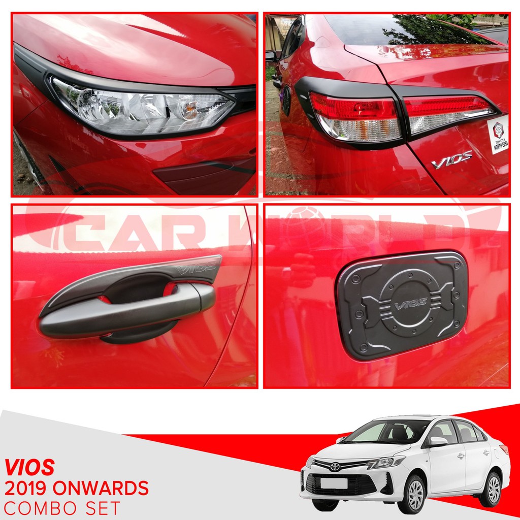 TOYOTA VIOS 2019 - 2024 PRIME E, XE, J, XLE GARNISH COVER COMBO SET ...