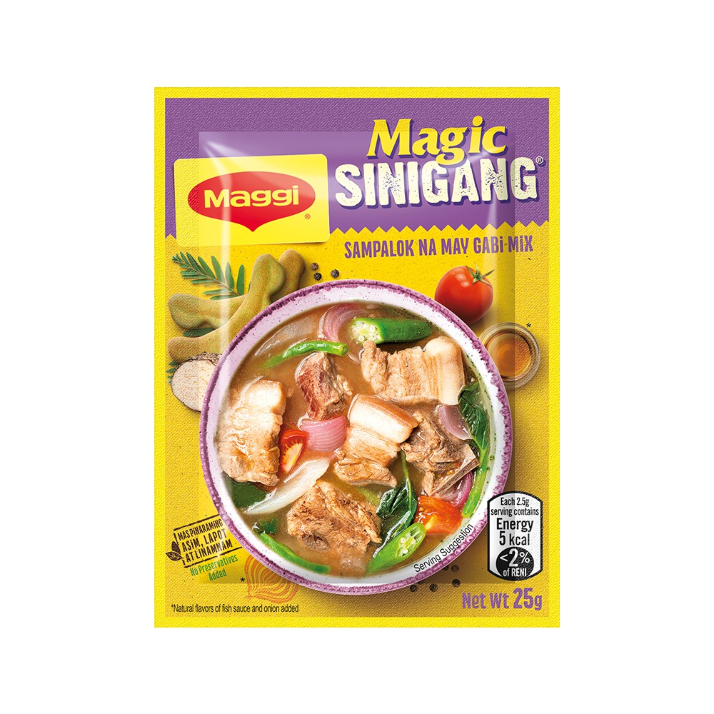 Maggi Magic Sinigang Sampaloc Mix with Gabi 25g | Shopee Philippines