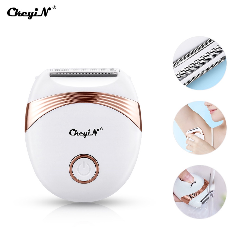 Ckeyin Lady Shaver Electric Razor Bikini Shaving Trimmer Washable Hair ...