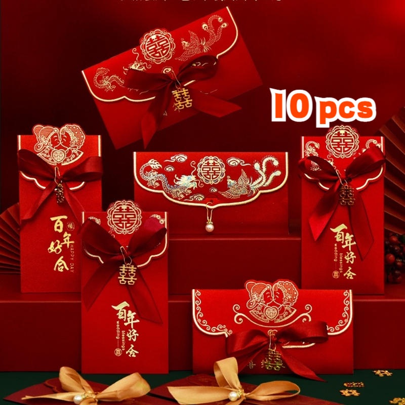Wedding Red Packet Wedding Angpao Packet 2022 Angpow Pouch Angpau Money ...