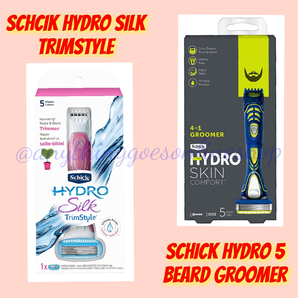 Schick Hydro Silk TrimStyle/Schick Hydro 5 Beard Groomer | Shopee ...