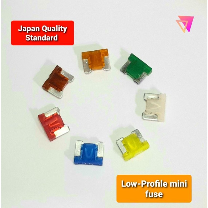 Fuse Low-profile Japan Standard fuse 5A 7.5A 10A 15A 20A 25A 30A ...