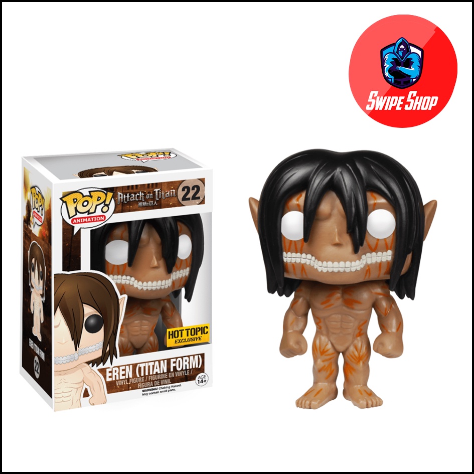 Funko Pop Eren Titan Form Attack on Titan Hot Topic Exclusive | Shopee ...