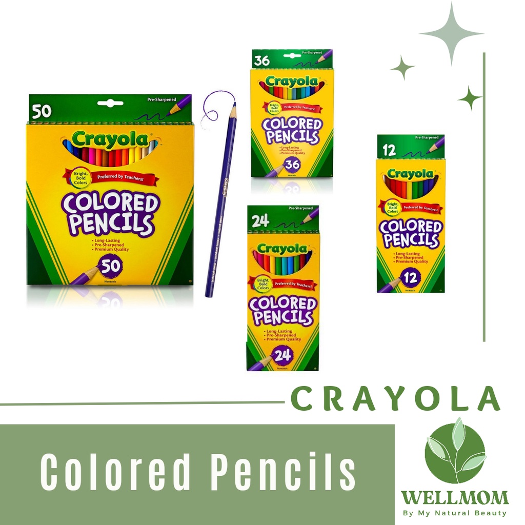 Crayola Colored Pencils School Supplies Back-to-school | Shopee Philippines
