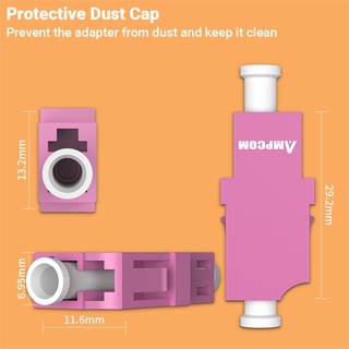 AMPCOM LC-LC SC-SC Fiber Optical Coupler Simplex OS1 OS2 OM1 OM2 OM3 ...