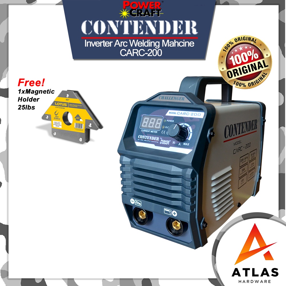 Contender CARC 200 Welding Inverter Machine 200 amps max | Shopee ...