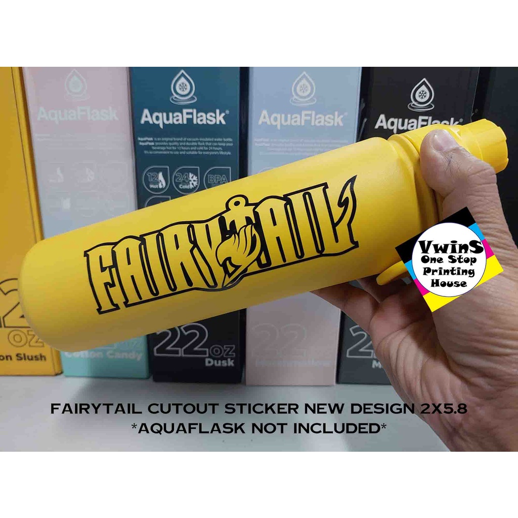 Fairy Tail Decal Cut Out Sticker! Aquaflask Decal Sticker. Tumbler ...