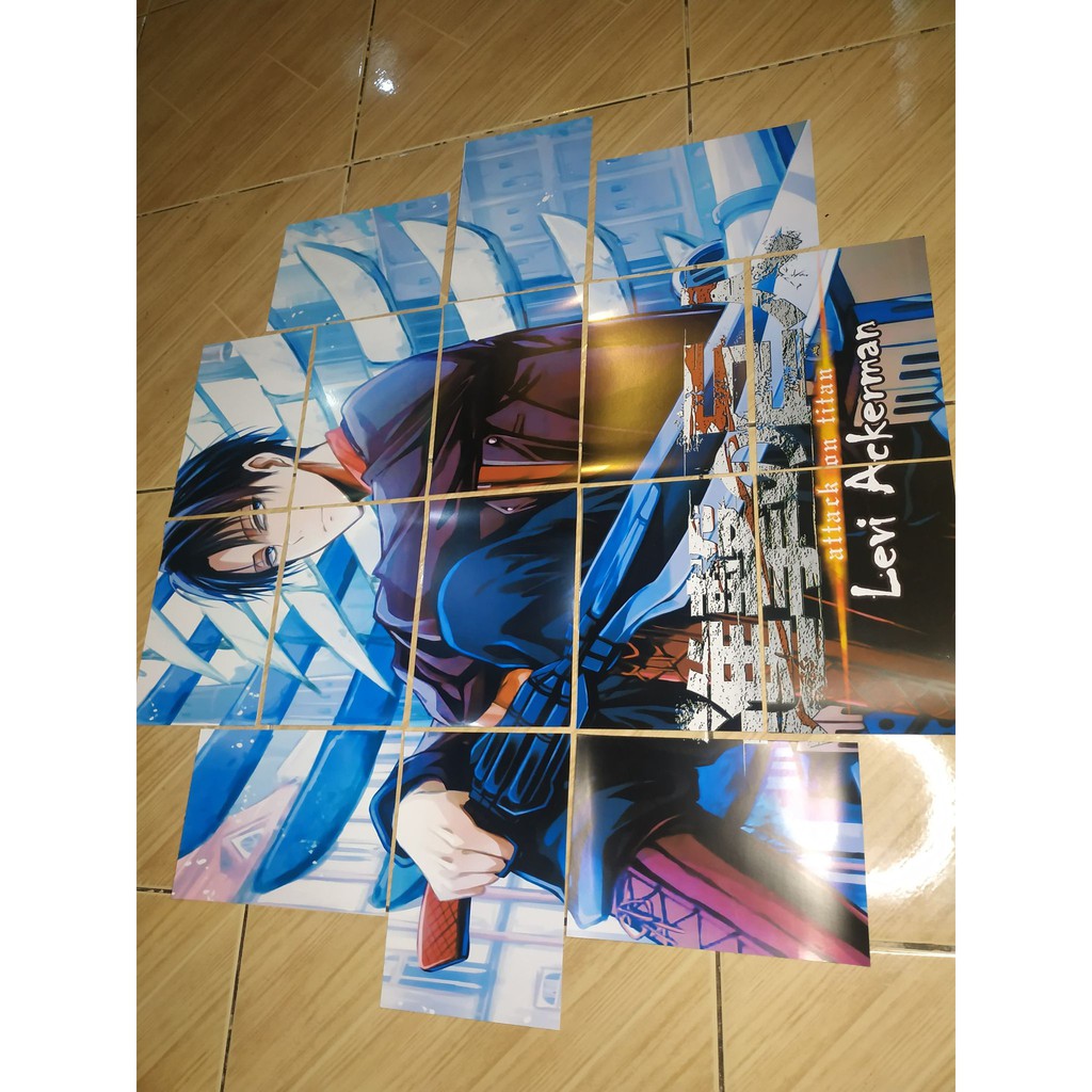 levi ackerman attack on titan: the wings of freedom puzzle poster ...