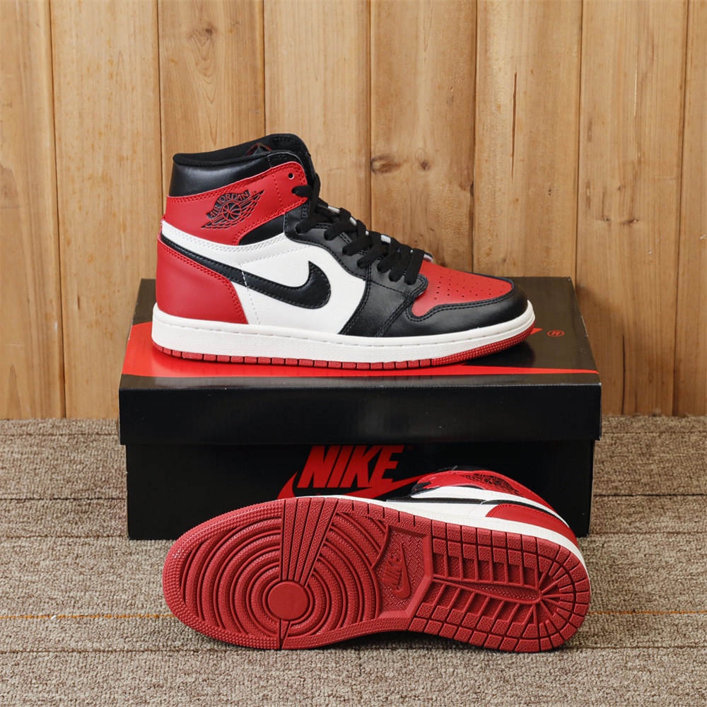 JORDAN 1 RETRO red top high cut Basketball shoes mid for men sneakers ...