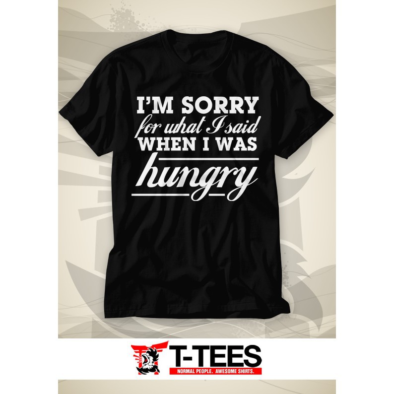 Cool and unique Hangry Statement T-shirt | Shopee Philippines