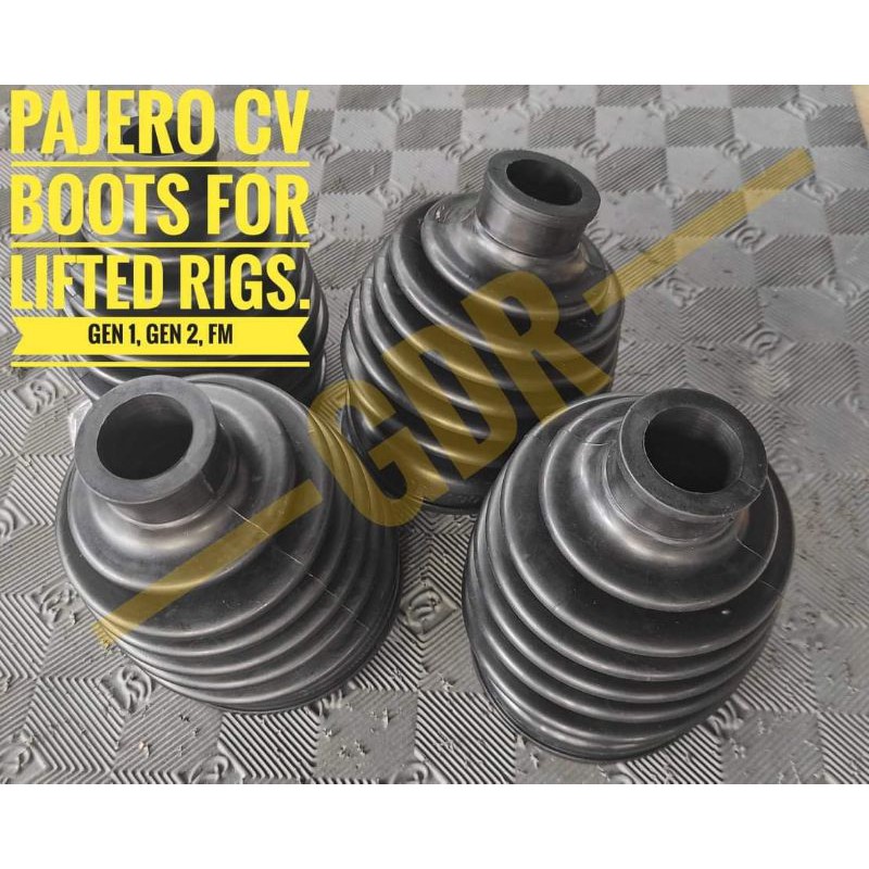 Pajero CV Boots (4pcs) for LIFTED Gen 1, Gen 2, Field Master. | Shopee ...