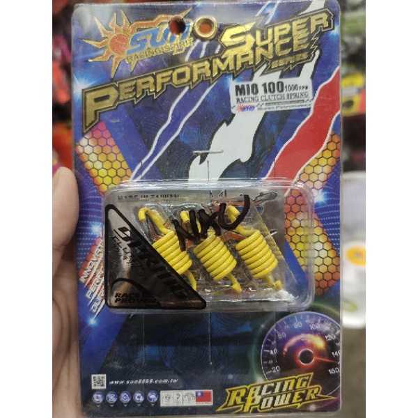 Sun racing clutch spring 1000rpm MiO/nmax/m3/aerox/adv/click/pcx ...