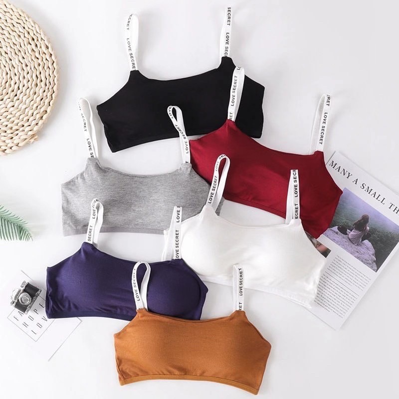 IVT/ Korean Fashion Bralette Bra letters | Shopee Philippines