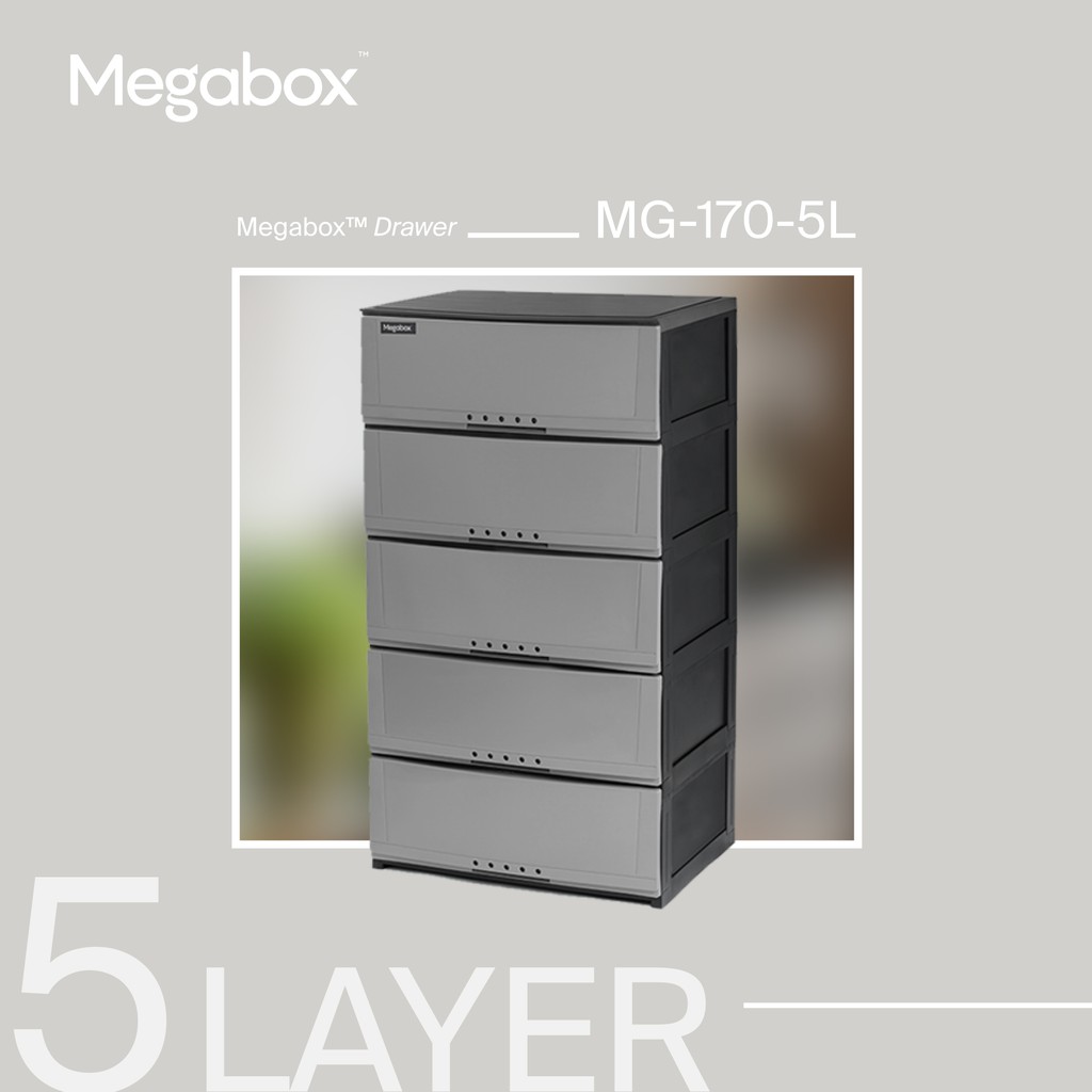 Megabox 5 Layers Modish Collection Drawer MG 170 | Shopee Philippines