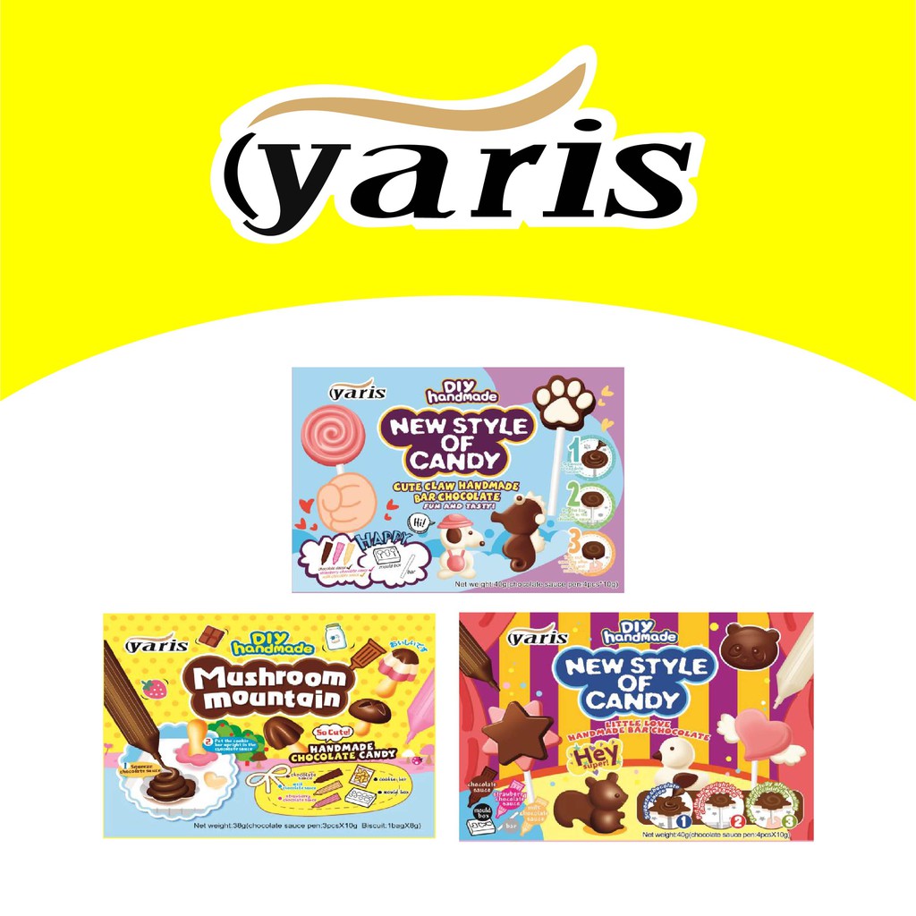 Yaris DIY Candy ( Cute Shape Claw / Mushroom / Air Ship / Little Love ...