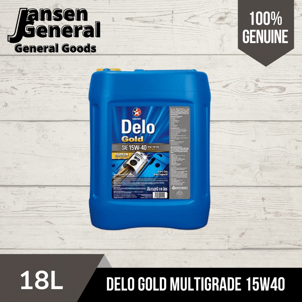 Delo Gold Multigrade 15w40 (18L) | Shopee Philippines
