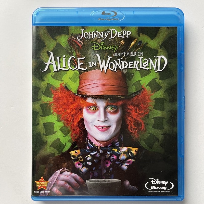 Alice In Wonderland Blu-ray (Live-Action, Johnny Depp) | Shopee Philippines