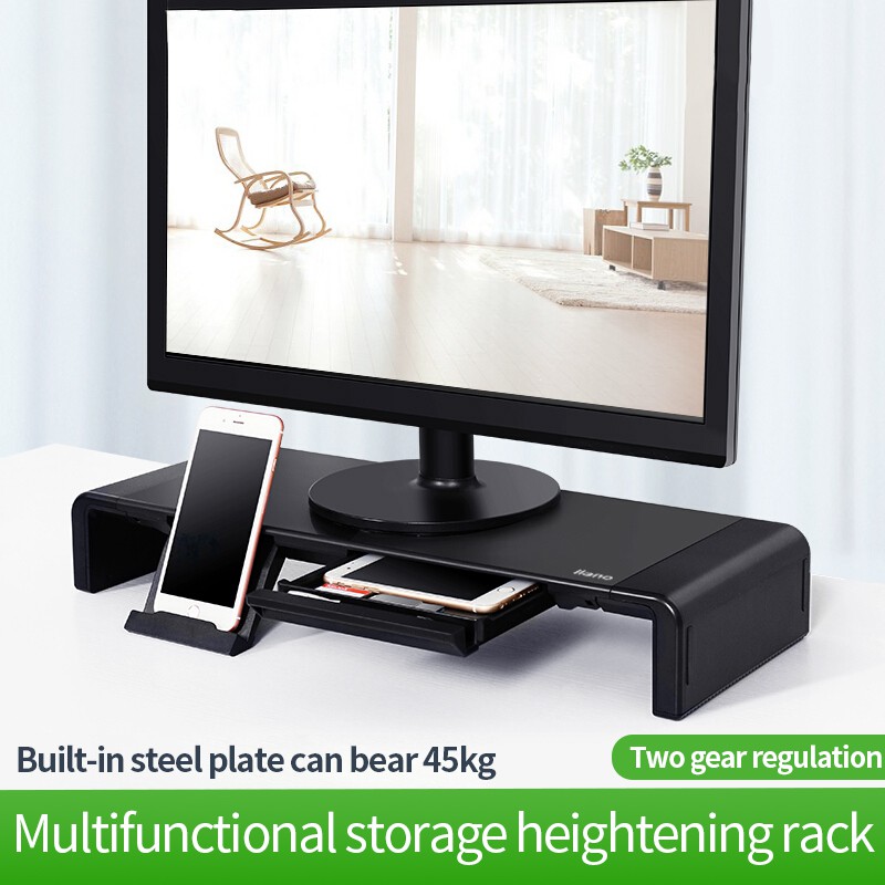 llano Desktop Monitor Stand Adjustable Monitor Riser Foldable Laptop ...