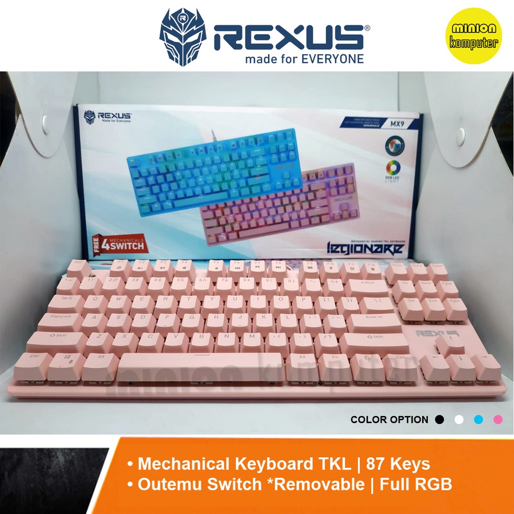 Rexus Legionare MX9 TKL RGB Mechanical Gaming Keyboard | Shopee Philippines