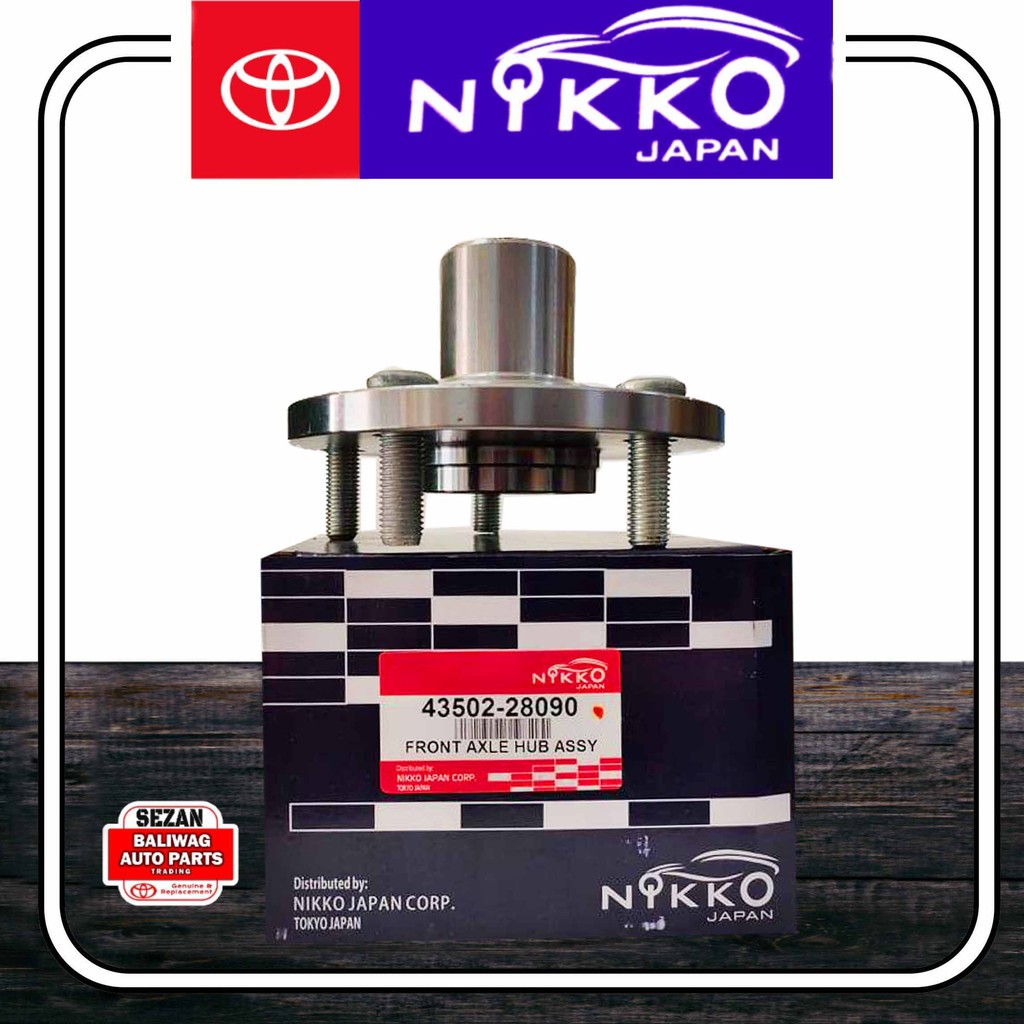 NIKKO JAPAN FRONT AXLE HUB ASSEMBLY TOYOTA CAMRY 2006-2012 43502-28090 ...