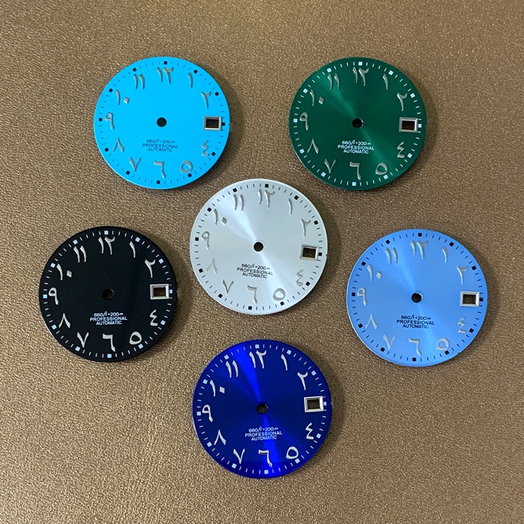 28.5MM Watch Dial with Watch Hands for NH35 Movement Modified No ...