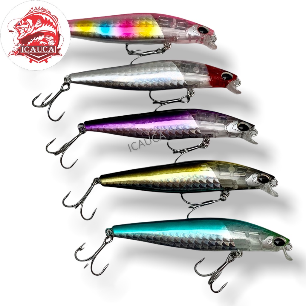 Niken 3D Head lure Minow Bait 99F Horai Specializes In Slowly max 1m ...