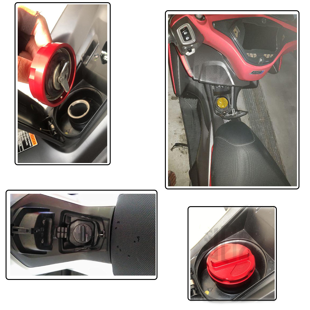 for YAMAHA AEROX V1 V2 & NMAX V2 NEW Tank Cover Motor Gasoline Diesel ...