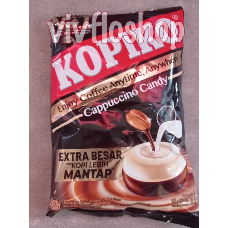 (Bag) Kopiko Coffee Shot Classic Candy & Cappuccino Candy Bag Packaging (50 x 3.5 grams ...