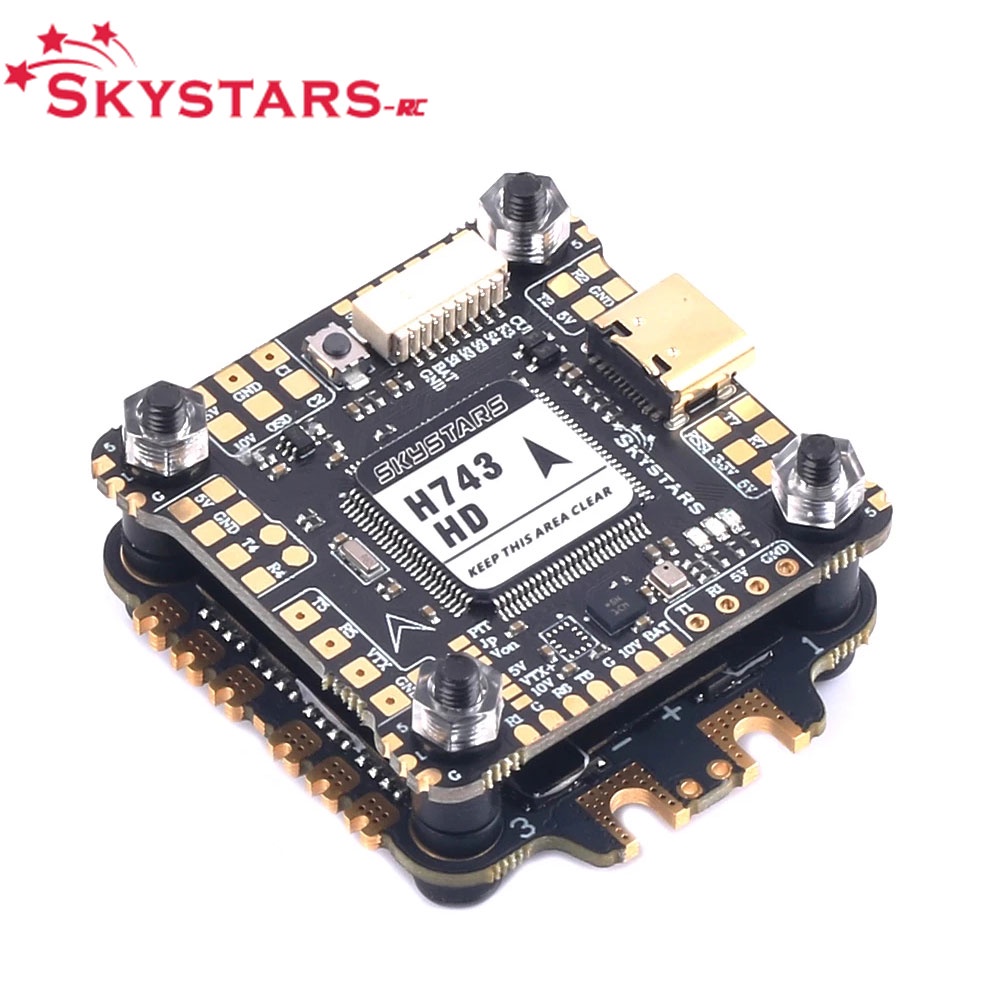 SKYSTARS H743 HD Flight Controller Single Gyro H7 X8 Betaflight With ...