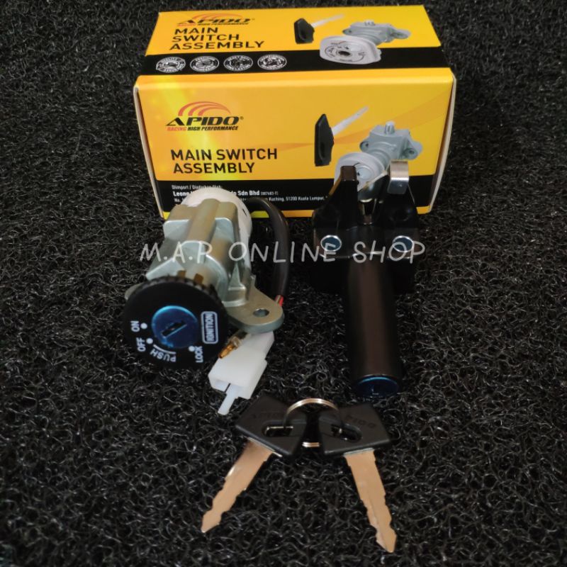 Yamaha Y110 Y100 Ss2 Main Switch Set Standard Key Front Rear APIDO ...