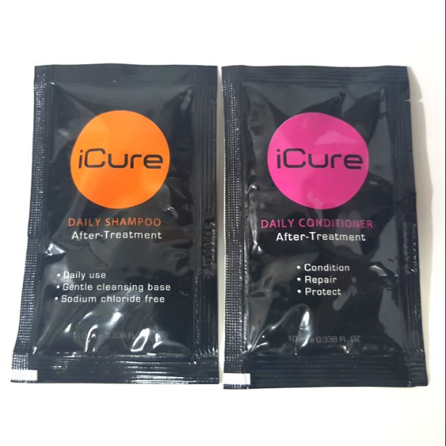 iCure Daily Shampoo/Conditioner 10ml | Shopee Philippines