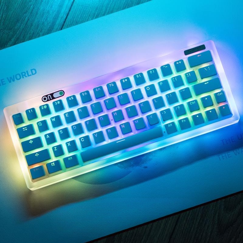 New Pudding Keycap OEM Profile PBT Material RGB Light Transmission ...