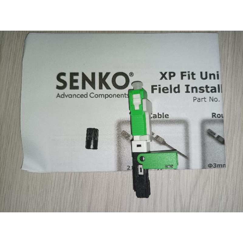 GREEN APC SC CONNECTOR (SENKO/CANDY) by 50s w/ free guide | Shopee ...