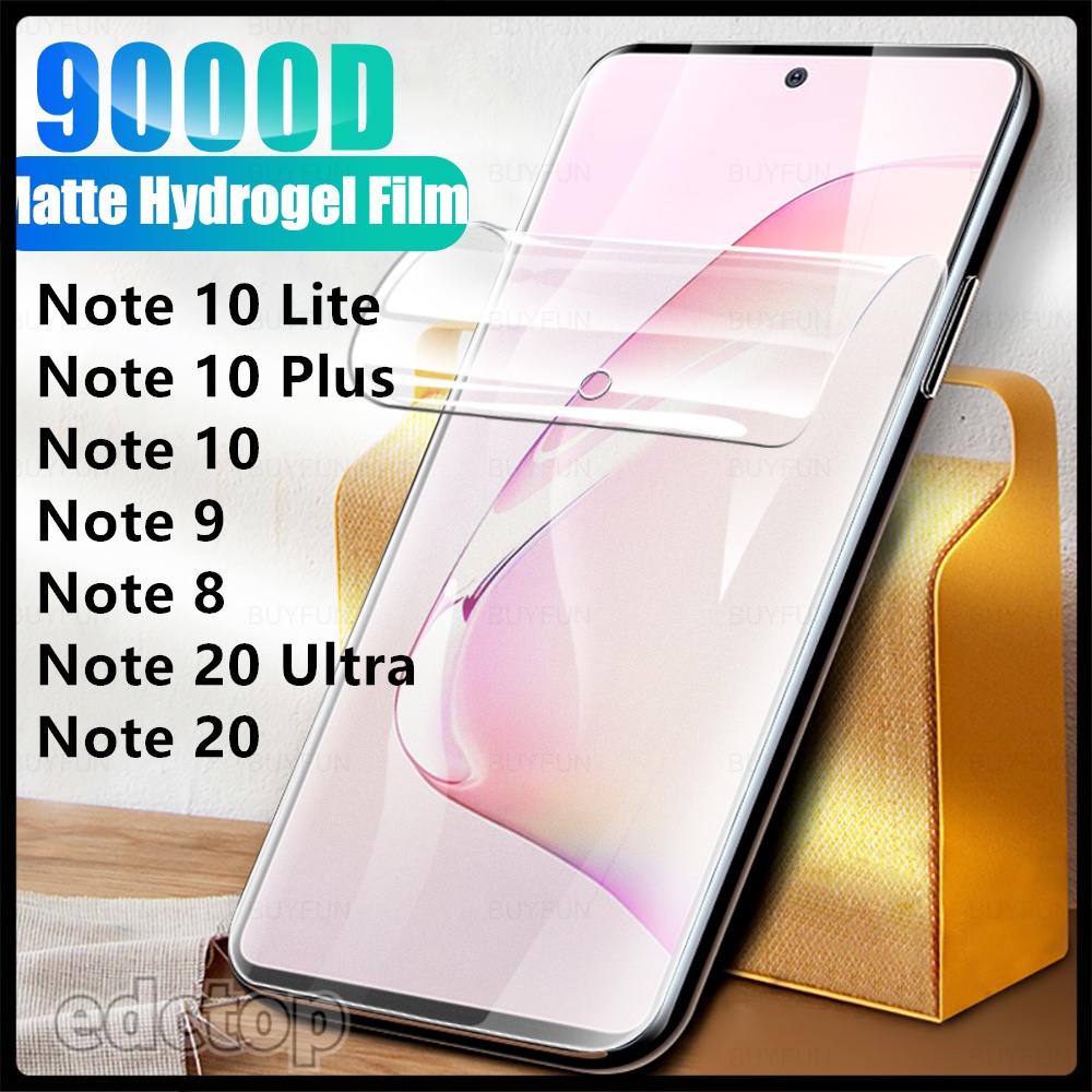 Samsung Galaxy Note 10 Lite 10 Plus 9 8 Plus 20 Ultra Cover Film Screen Protector Protective ...