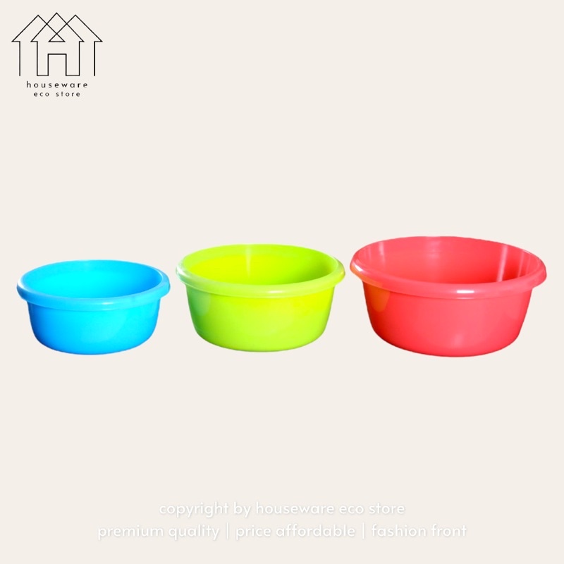 Bestware Round Plastic Wash Basin / Basin Cuci Sayur 1939「水盆」 | Shopee Philippines