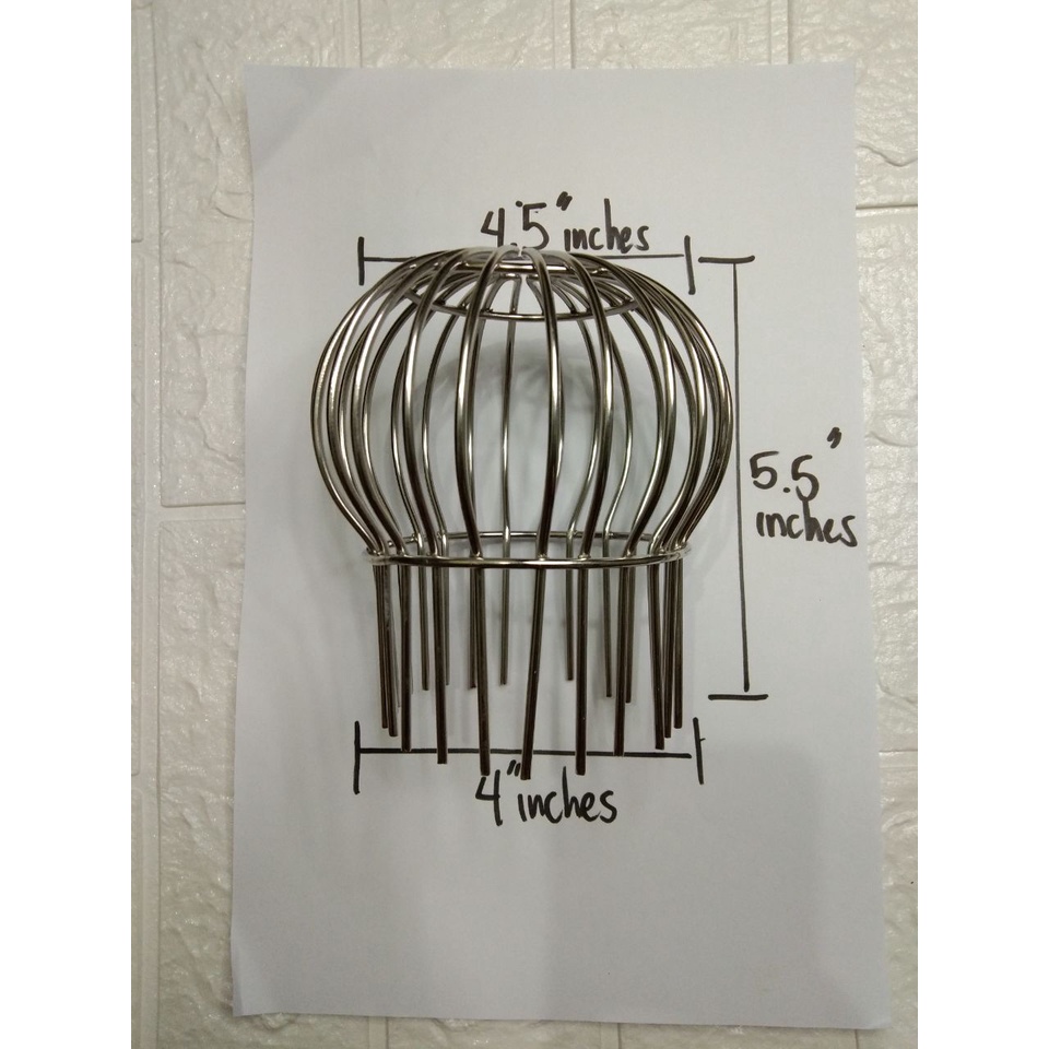 4" Gutter Guard Stainless Steel Strainer Downspout Cover SUS304 (4 ...