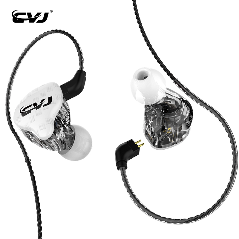 CVJ CSA 1BA+1DD In Ear Earphone Hybrid Noise Cancelling Headset HIFI ...