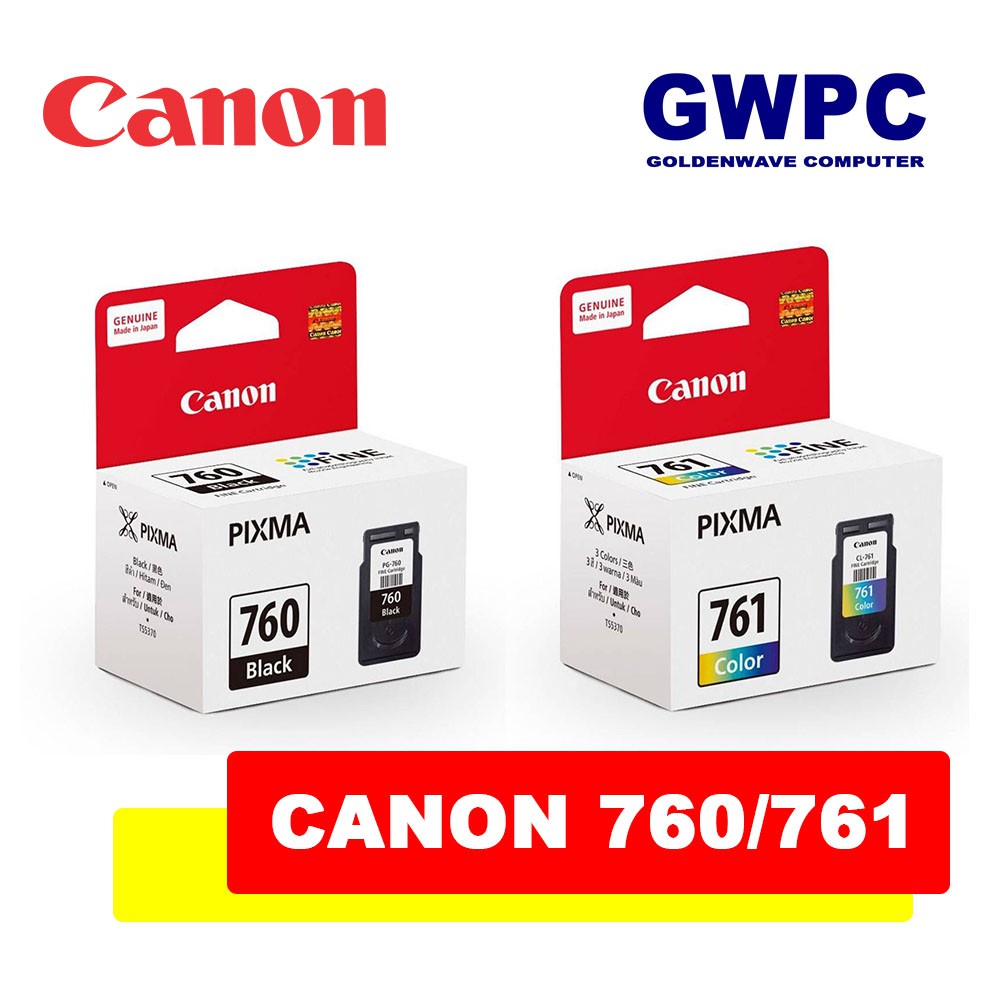 Canon PG-760 CLI-761 Genuine Ink Cartridge 760 761 | Shopee Philippines
