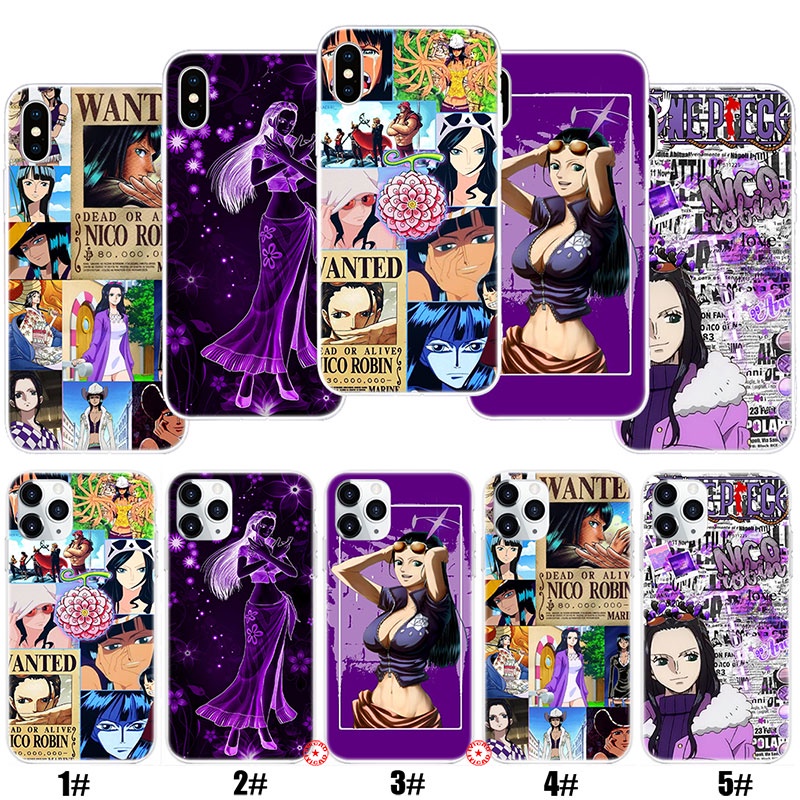 Phone Case for iPhone 11 12 13 Pro Max Mini 111KCC One Piece Nico Robin ...