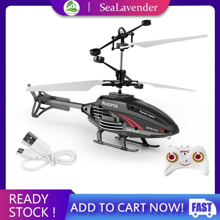 OUSMIN Mini Helicopter Remote Control Flying Toys Rechargeable Infrared ...